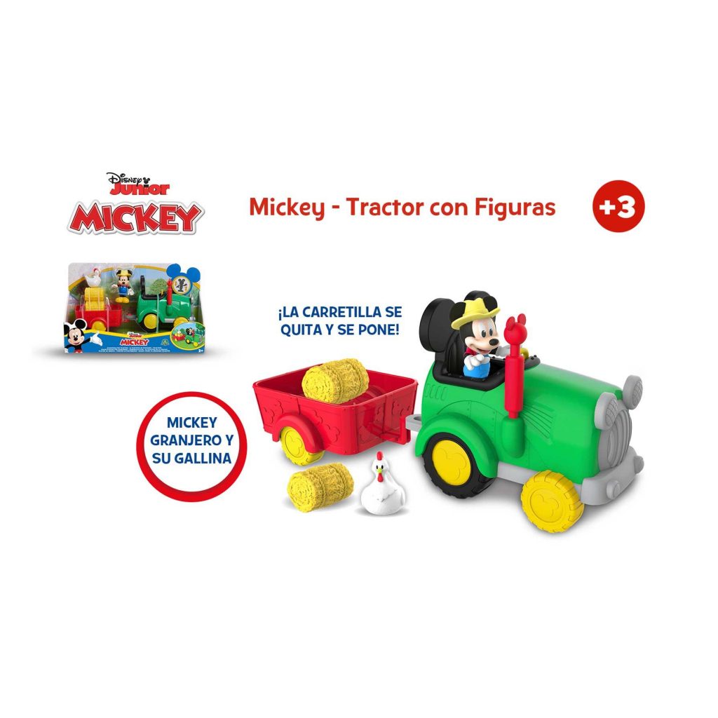 Niños Mickey Tractor Con Figuras | Primera infancia - Aranciamiss